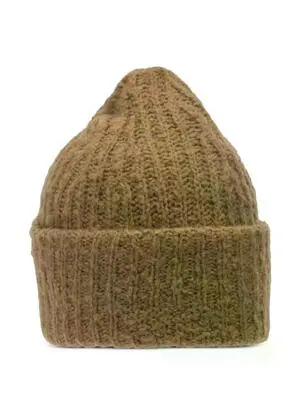 Guest In Residence Ribbed Beanie - Brown