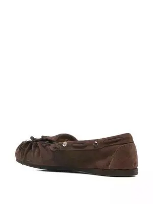 P.a.r.o.s.h Fringed Boat Shoes - Brown