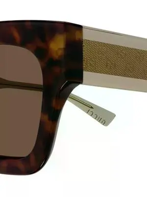 Gucci Geometric-frame Sunglasses