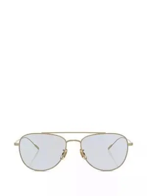 Oliver Spencer Stilson Pilot-frame Sunglasses - Gold