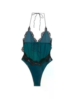 Oseree Lace-trim Swimsuit
