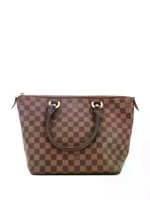 LOUIS VUITTON Saleya Handbag Damier Pm Tote - Brown