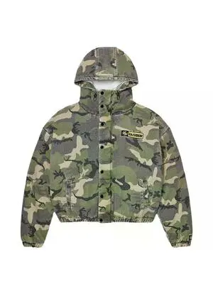 VALE FOREVER Camouflage Puffer Jacket