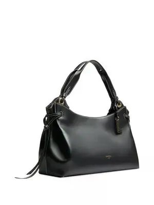 LANCEL Knot Smooth Leather Tote Bag - Black