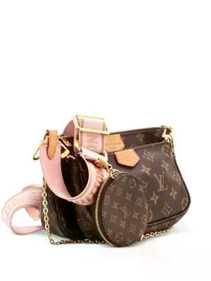 LOUIS VUITTON Multi Pochette Accessoires Monogram Canvas Crossbody Bag - Brown