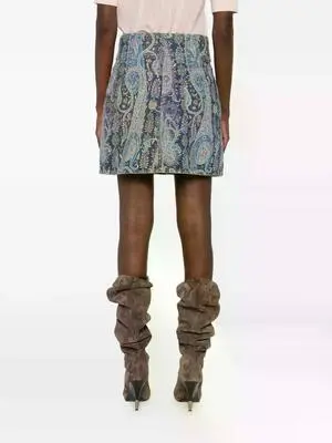 Etro Button-fastening Short Skirt