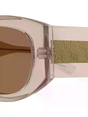Gucci Geometric-frame Sunglasses