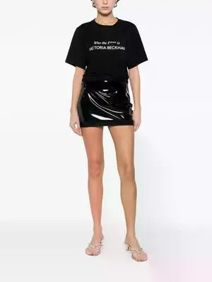 Oseree Mini Skirt - Black
