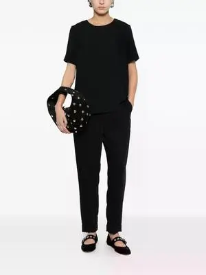 P.a.r.o.s.h Cuffed-hem Trousers - Black