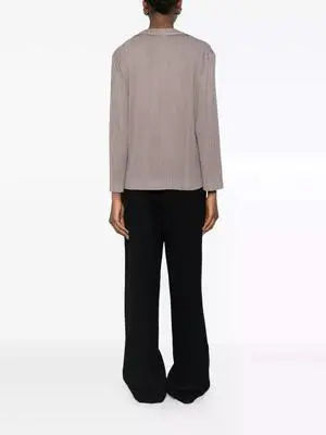 Giorgio Armani Pleated Tank Top And Blouse Set - Neutrals