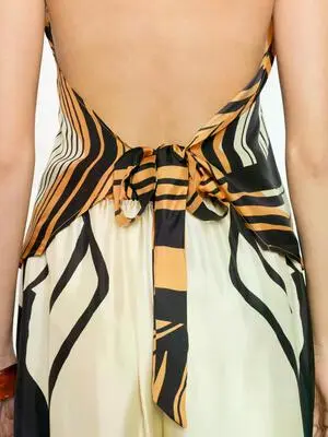 Raquel Diniz Lea Halterneck Striped Top
