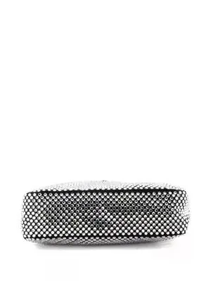 Prada Re-edition 2000 Crystal Embellished Mini Hobo Bag - Black
