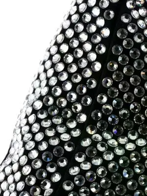 Prada Re-edition 2000 Crystal Embellished Mini Hobo Bag - Black