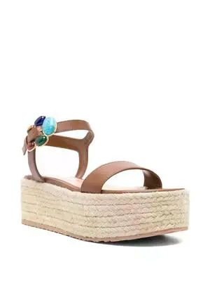 GIANVITO ROSSI Gemstone Platform Sandals