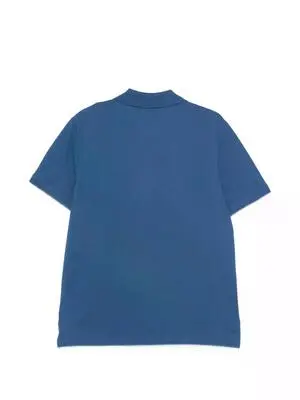 A.p.c. Logo-embroidered Polo Shirt - Blue