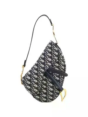 Dior Saddle Handbag Oblique Canvas Medium Shoulder Bag