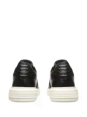 Bally Mattye Croc-print Leather Sneakers