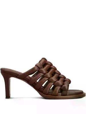 Women's Brown Heels Mules Clogs