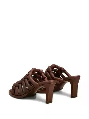 TOD'S Intreccio-design Heeled Sandals