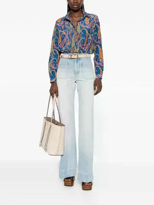 Etro Paisley Print Long Sleeve Shirt