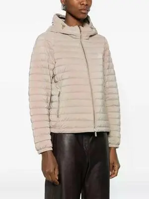 MOORER Hooded Padded Jacket - Neutrals