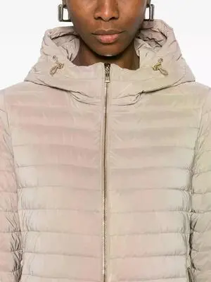 MOORER Hooded Padded Jacket - Neutrals