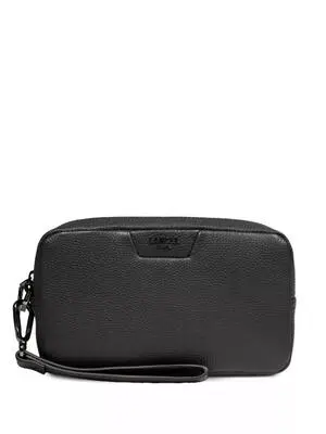 LANCEL Leather Zip Clutch