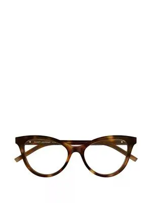 Saint Laurent Cat-eye Glasses - Brown