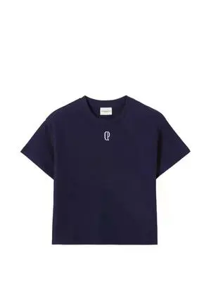 Claudie Pierlot Embroidered Cotton T-shirt