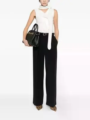 Patrizia Pepe Button Pleated Trousers