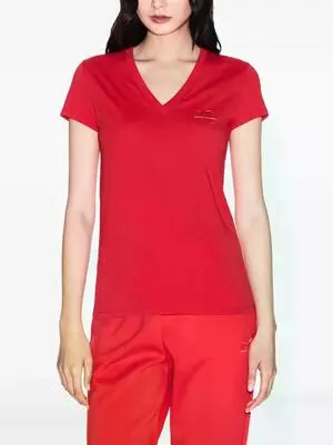 Armani Exchange Embroidered V-neck T-shirt