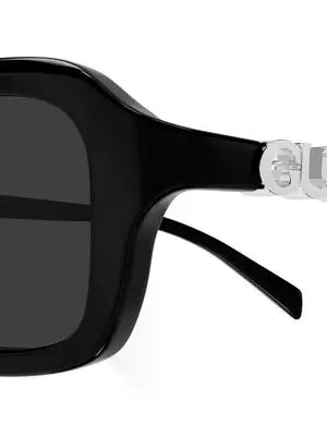 Gucci Logo Rectangle-frame Sunglasses