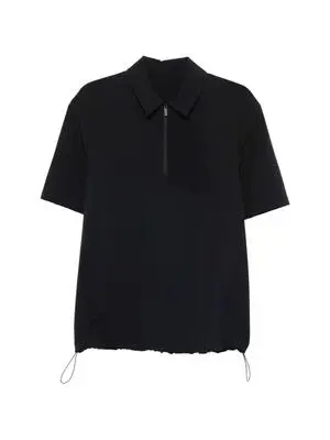 Moncler Zip-fastening Drawstring-hem Polo Shirt