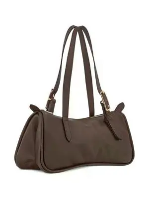 Longchamp Buckle-strap Shoulder Bag - Brown