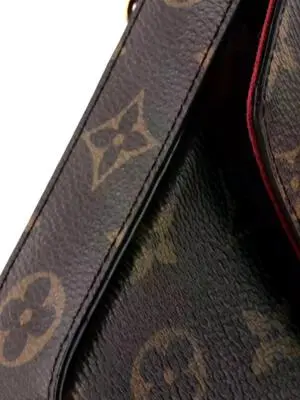 LOUIS VUITTON Felicie Pochette Monogram Canvas Crossbody Bag - Brown