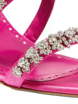 Manolo Blahnik Vedada Embellished Sandals