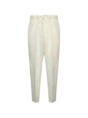 LANEUS Elasticated-waistband Trousers