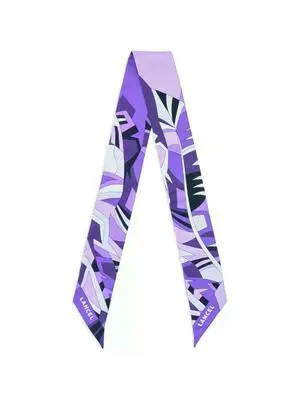LANCEL Graphic-print Headband - Purple