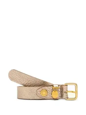 GIANNI CHIARINI Metallic Charm Belt - Neutrals