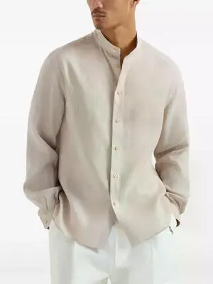 Brunello Cucinelli Mandarin-collar Shirt