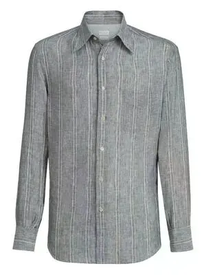 Brunello Cucinelli Striped Pocket Shirt