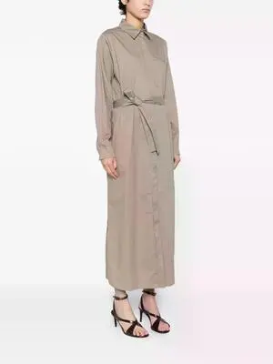 Peserico Tie-waist Shirt Dress