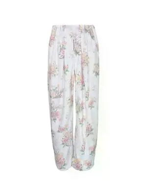 OPEN YY Floral-print Trousers
