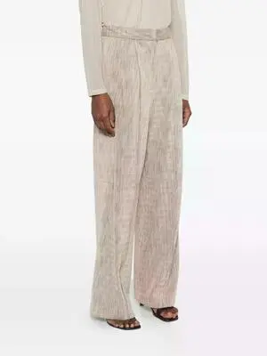 Giorgio Armani Textured Wide Leg Trousers
