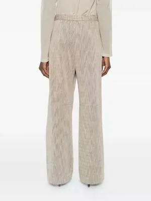Giorgio Armani Textured Wide Leg Trousers