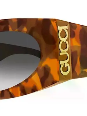 Gucci Geometric-frame Sunglasses
