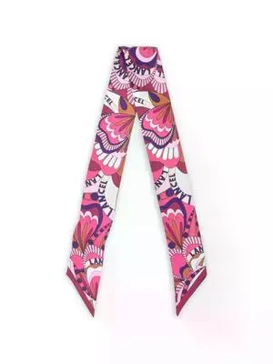 LANCEL Printed Headband - Pink