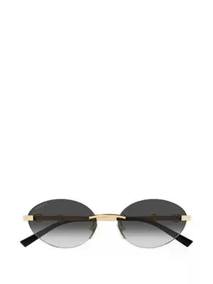 Gucci Round-frame Sunglasses - Gold