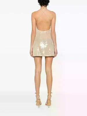Oseree Sequin-embellished Mini Dress