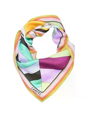 LANCEL Geometric Triangle Scarf
